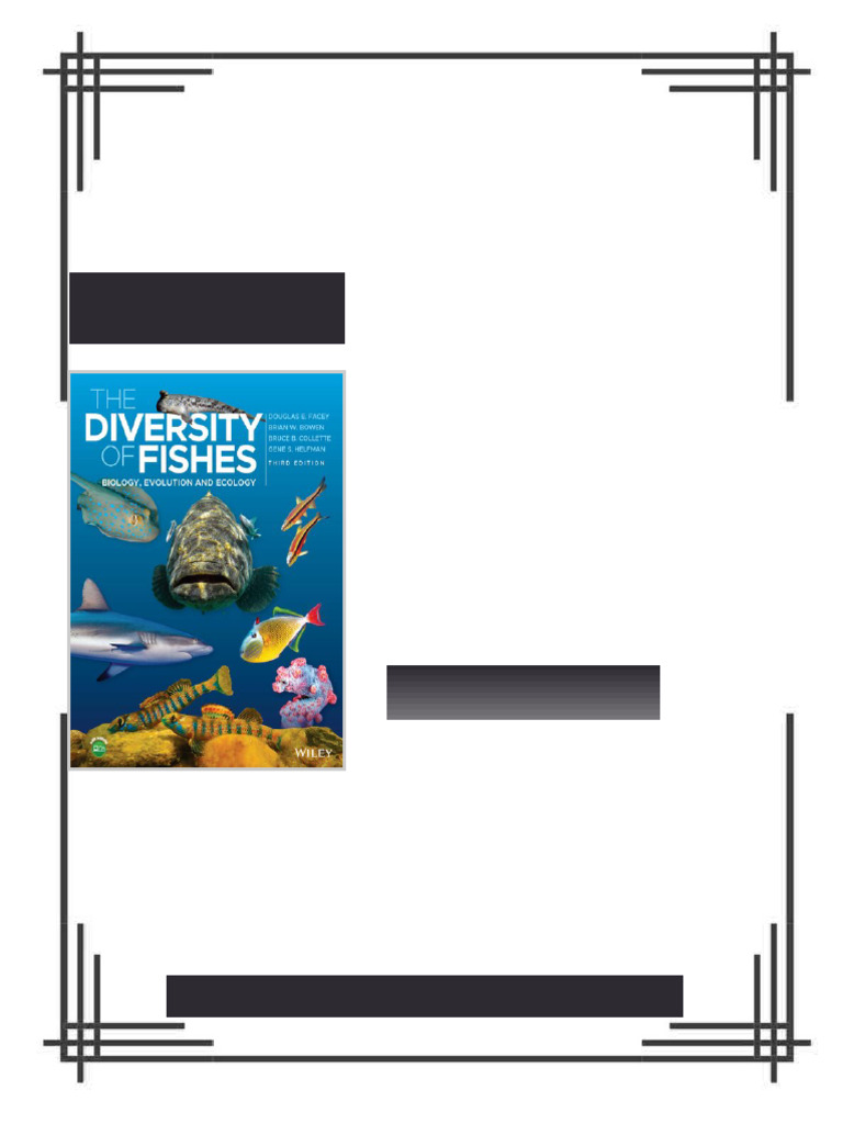 The Diversity of Fishes: Biology, Evolution and Ecology, 3rd Edition ...