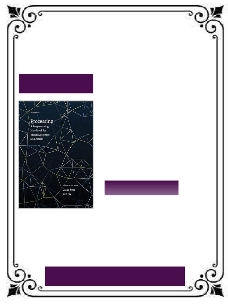 Processing a Programming Handbook for Visual Designers and Artists ...