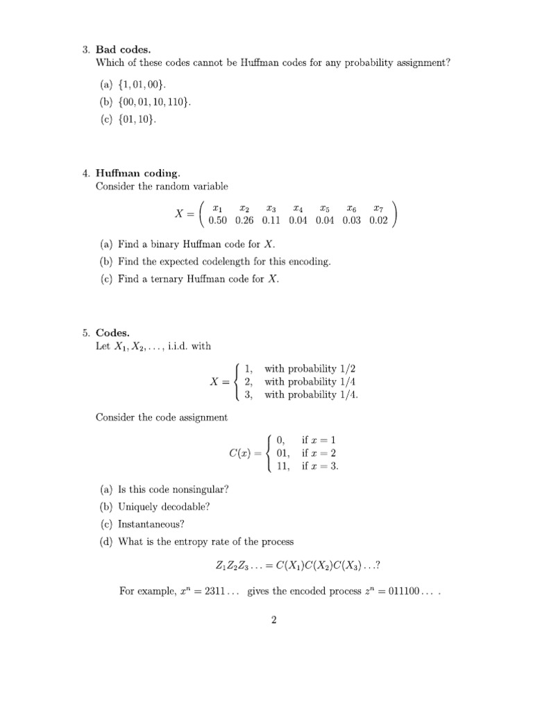Source Coding | PDF