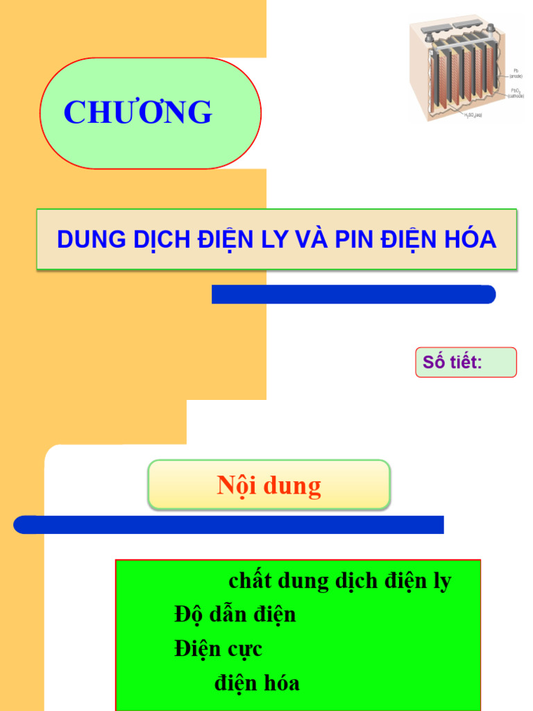 CHUONG 5. DUNG DICH DIEN LY VA PIN DIEN HOA_6T | PDF
