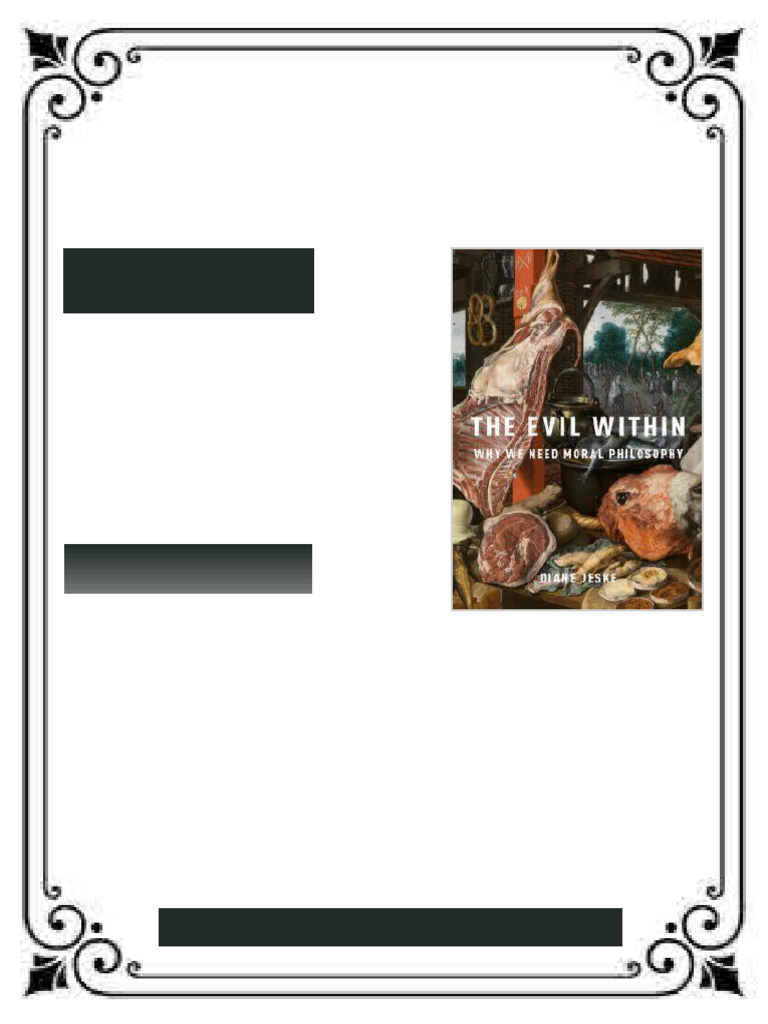 The Evil Within: Why We Need Moral Philosophy Diane Jeske eBook with ...