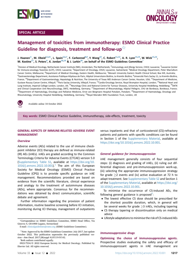 ICI Toxicities | PDF | Ulcerative Colitis | Pancreatic Cancer