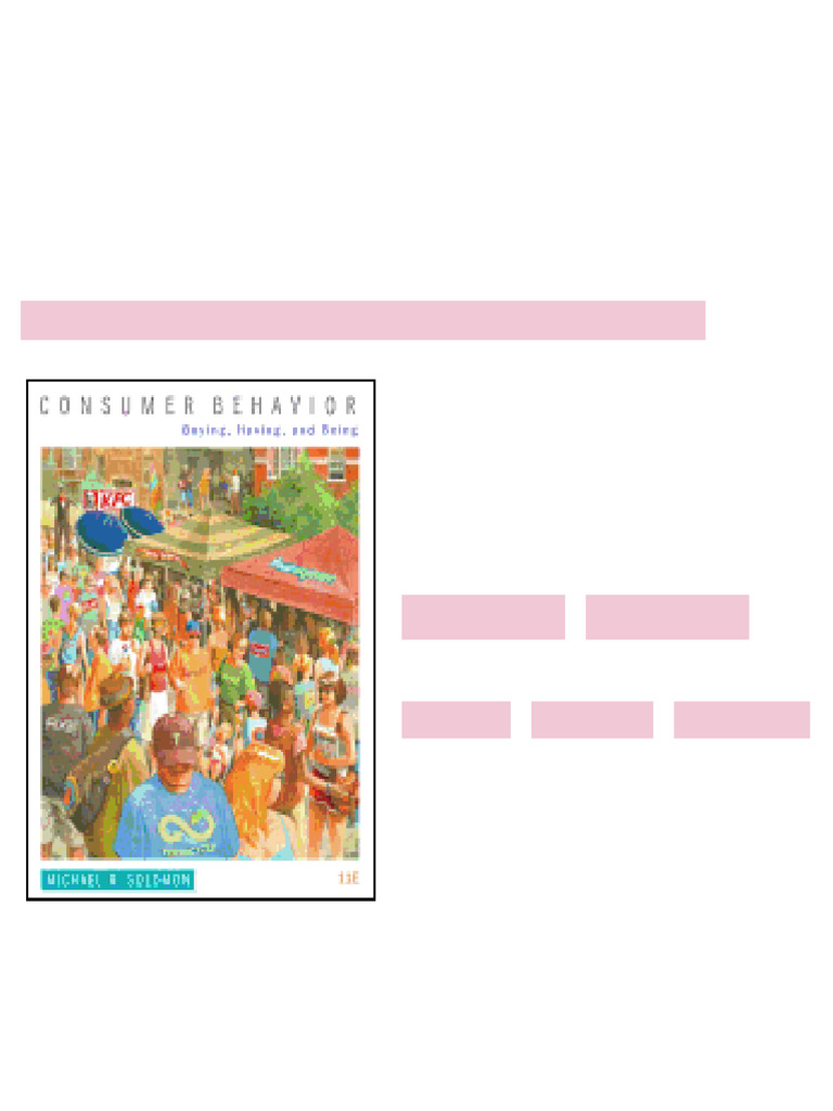 Test bank for Consumer Behavior 11e by Michael R. Solomon 9780133472233 ...