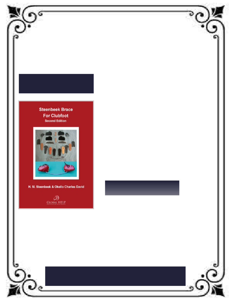 Steenbeek Brace For Clubfoot 2nd Edition Michiel Steenbeek & Okello ...