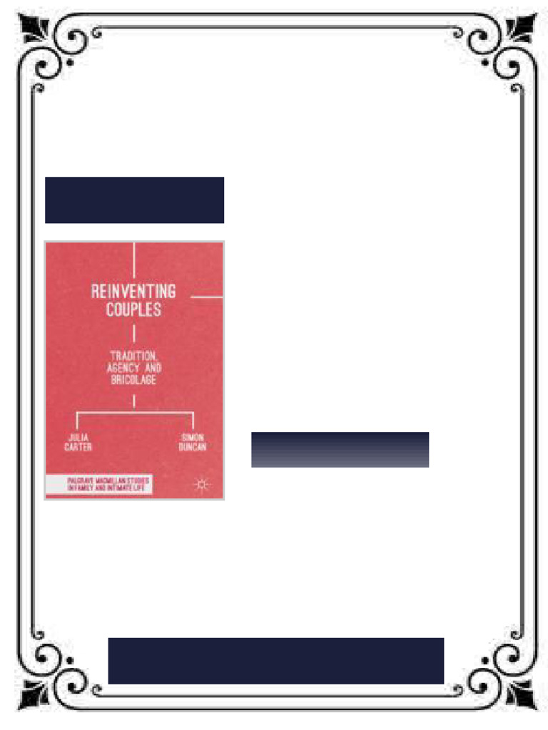 Reinventing Couples: Tradition, Agency and Bricolage 1st Edition Julia ...