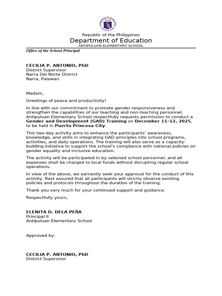 Gad Training Request and Matrix | PDF