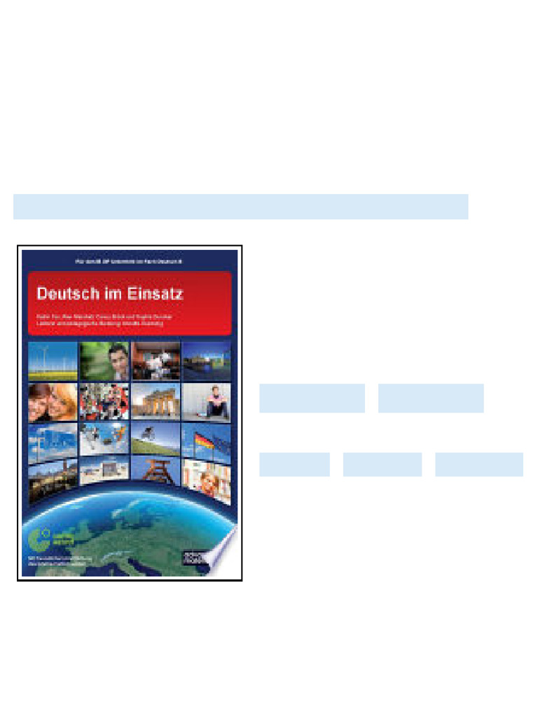 Deutsch Im Einsatz Students Book Ib Diploma German Edition Student Fox ...