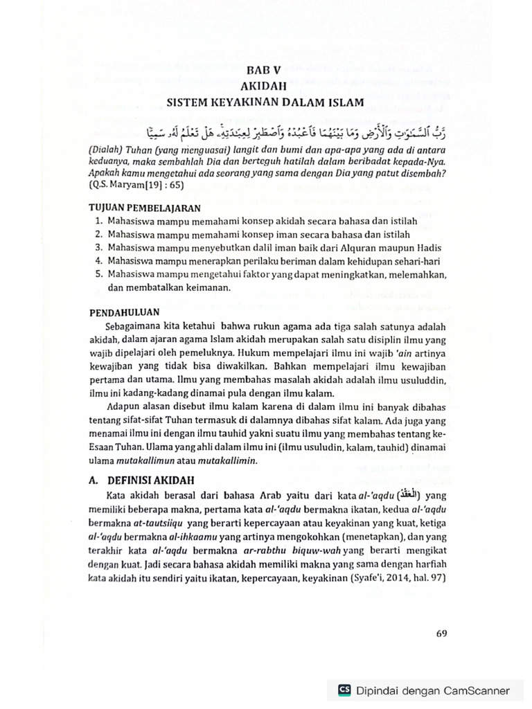 BAB 5 PAI | PDF
