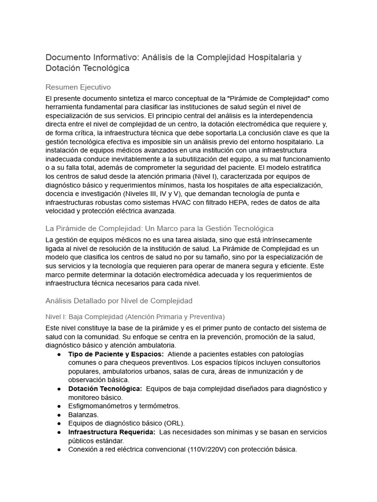 Documento Informativo_ Análisis de La Complejidad Hospitalaria y ...