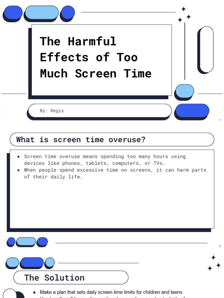 Effects of Excessive Screen Time | PDF | Determinants Of Health