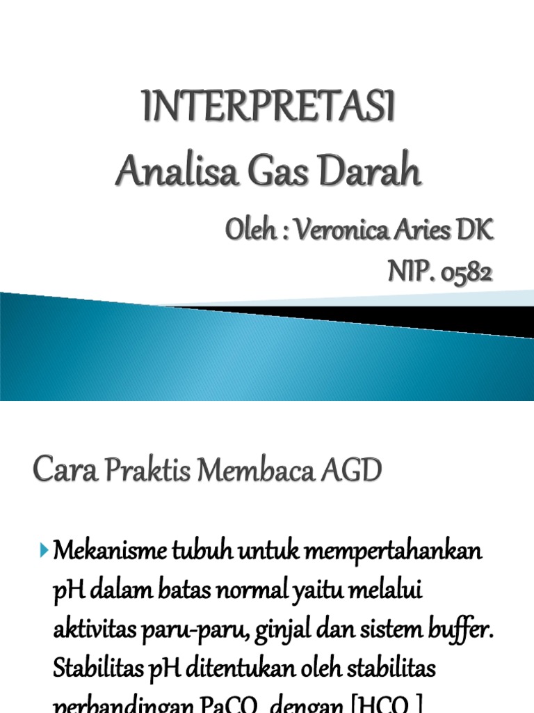 Presentasi Interpretasi Agd (Vero) | PDF