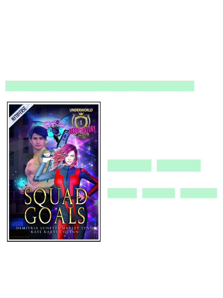 Squad Goals Kate Karyus Quinn Demitria Lunetta Marley Lynn - ebook and ...