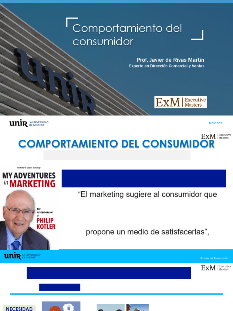 Sesión #4 Comportamiento del consumidor_Javier de Rivas | PDF ...