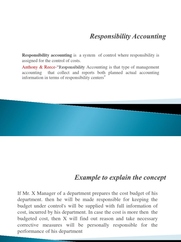 Understanding Responsibility Accounting | PDF | Business | Finance ...