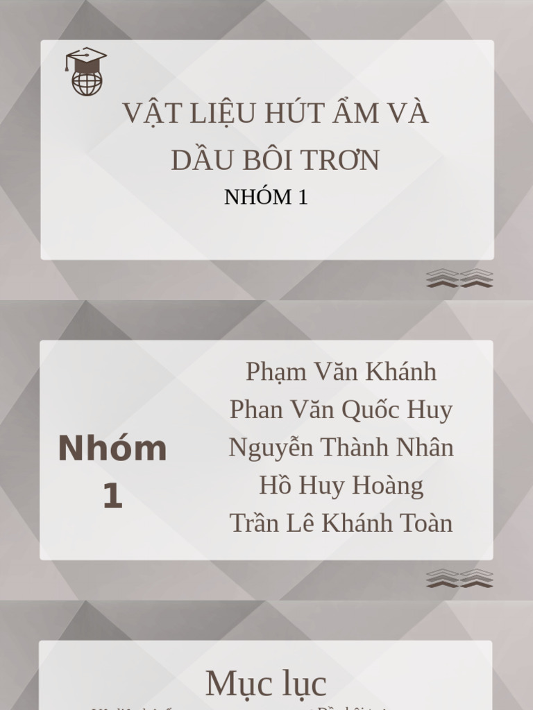 Vật-liệu-hút-ẩm-và-dầu-bôi-trơn-nhóm-1 | PDF