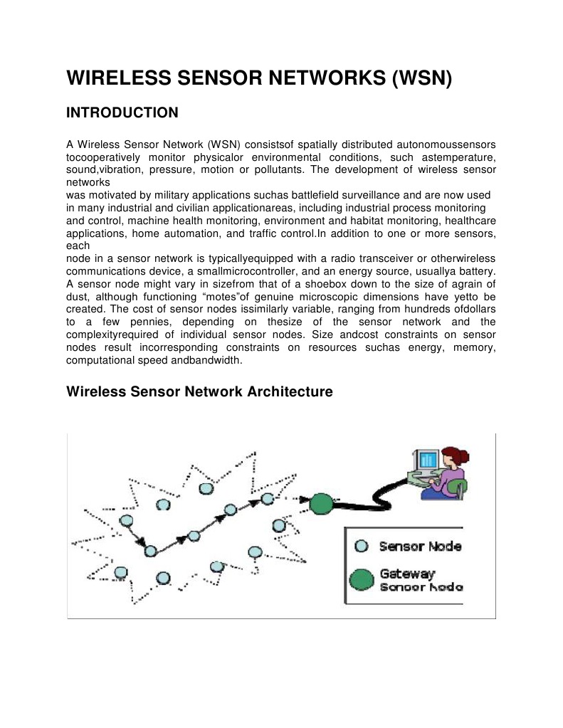 WIRELESSSENSORNETWORKS | PDF | Wireless Sensor Network ...