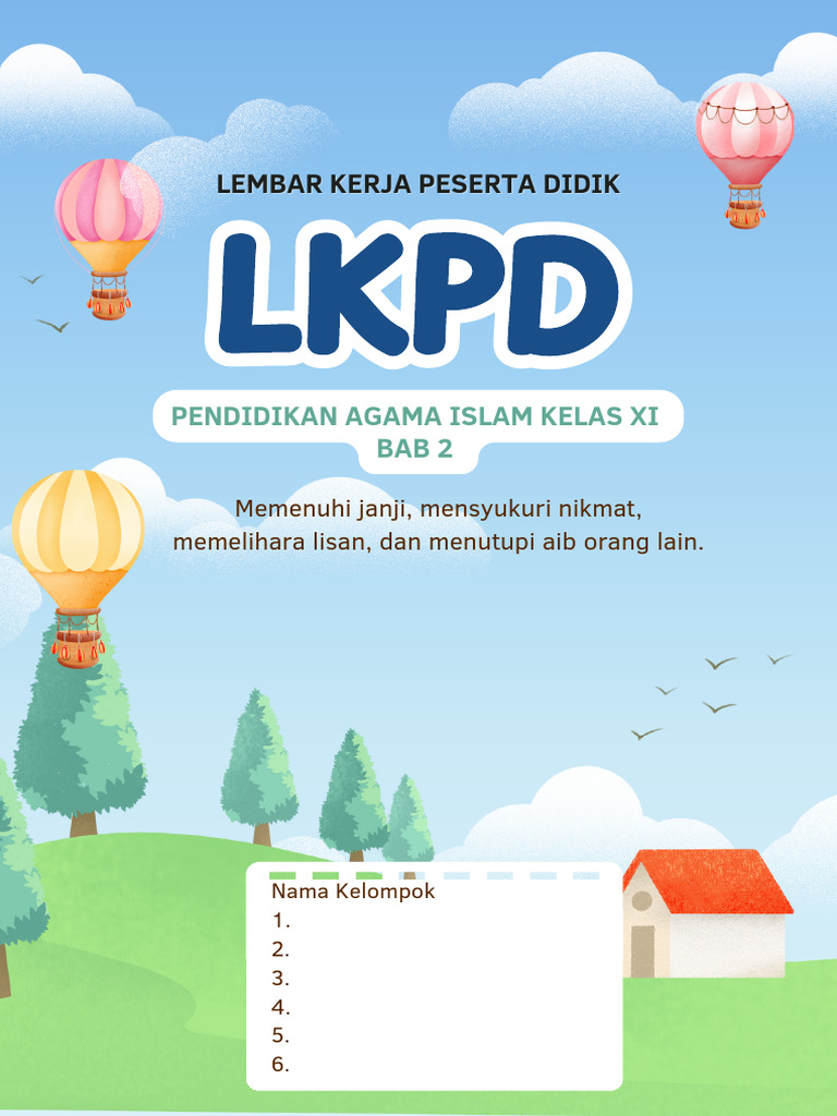 Aktivitas LKPD Pendidikan Agama Islam XI | PDF