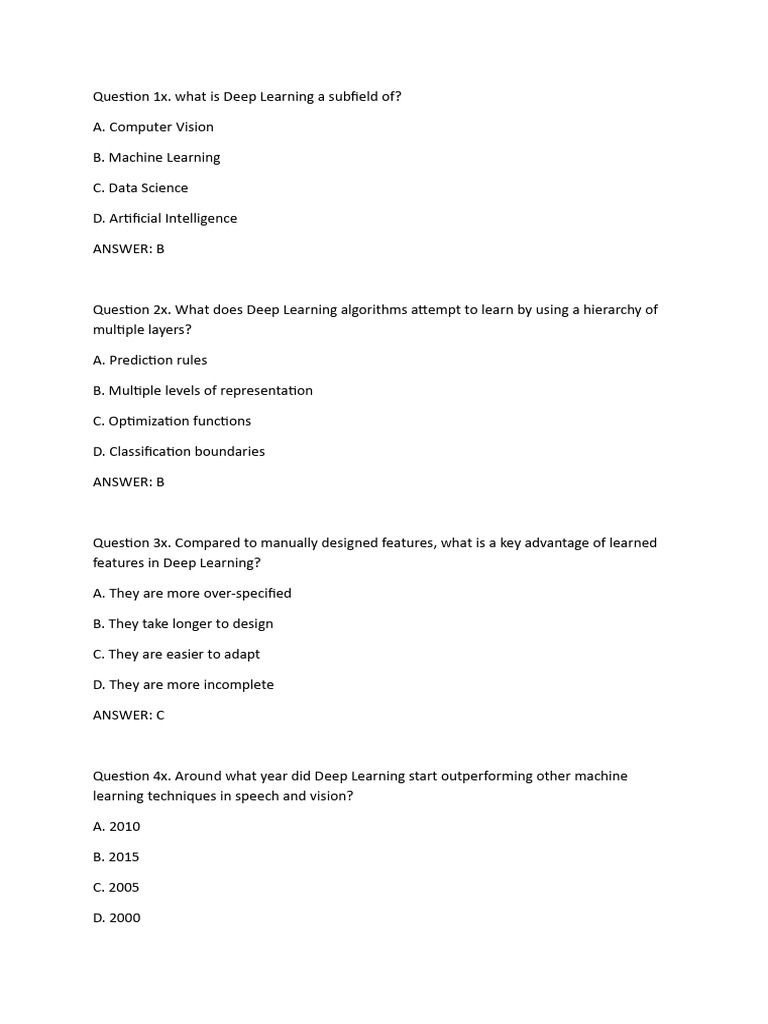 DL | PDF | Deep Learning | Machine Learning