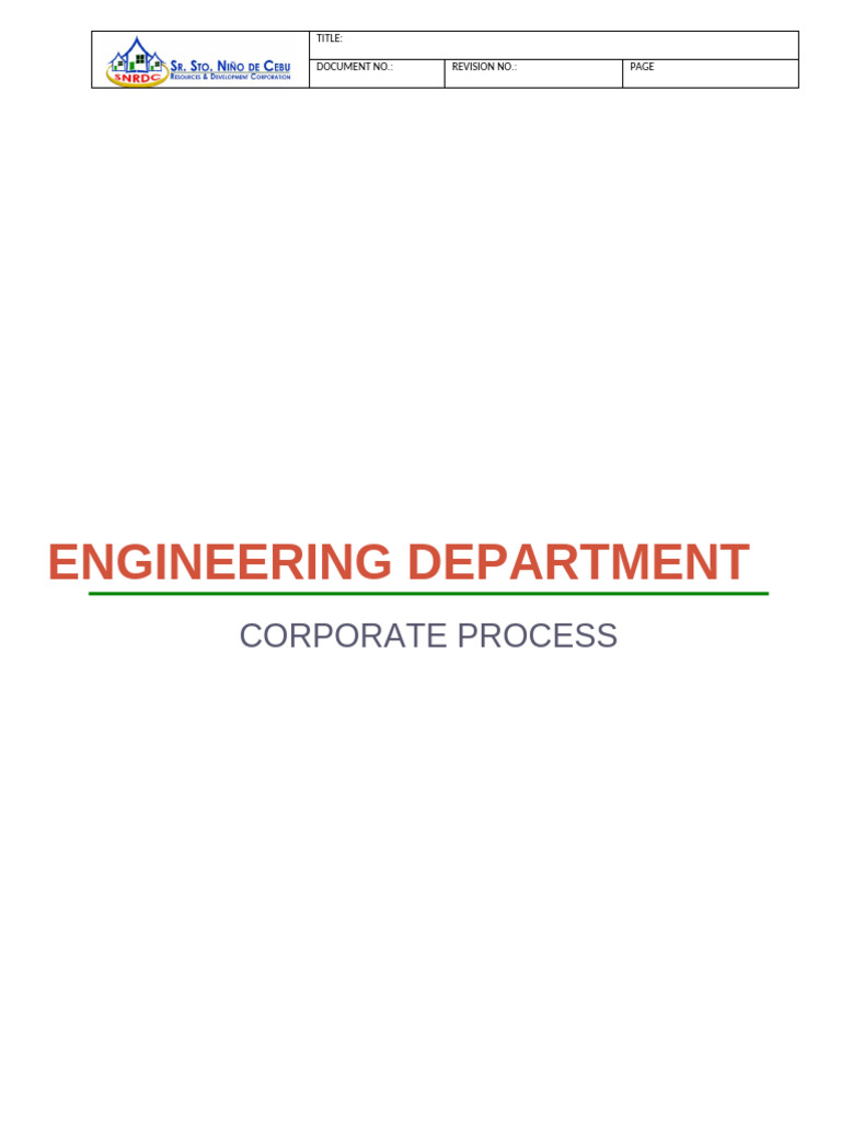 Engineering Process REVISED for VP | PDF | Surveying | Joint Venture