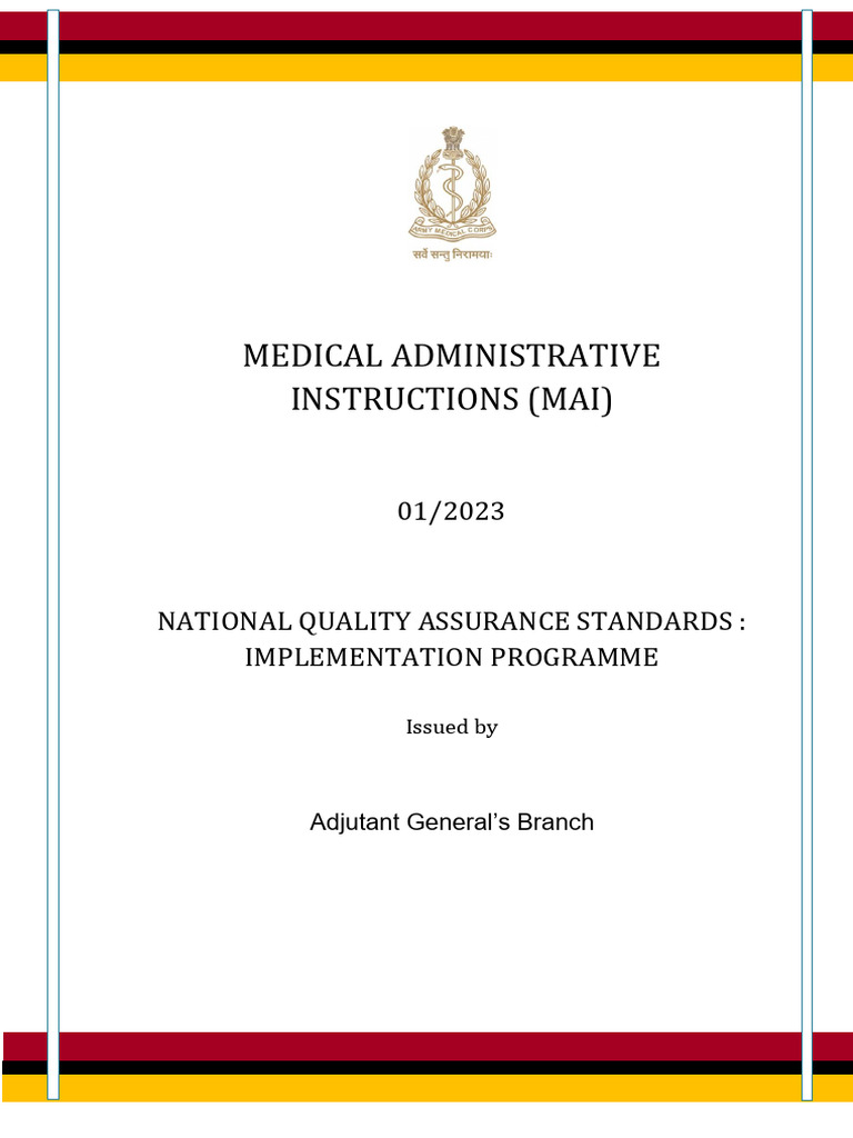 NQAS | PDF | Hospital | Performance Indicator