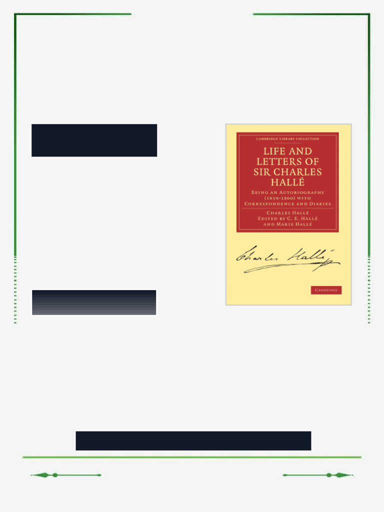 Life and Letters of Sir Charles Hallé 1st Edition Charles Hallé ebook ...