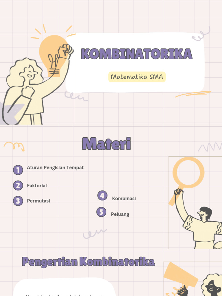 Matriks Matematika SMA Presentasi Edukasi Ungu Oranye Ilustratif | PDF