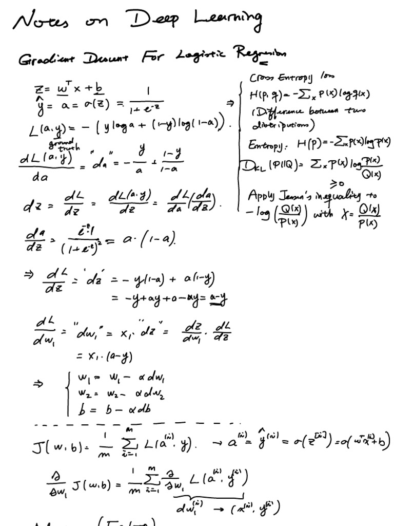 Notes On Deep Learning | PDF | Applied Mathematics | Machine Learning