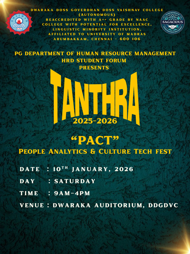 Tanthra Invite 2025-26 | PDF | Analytics | Business