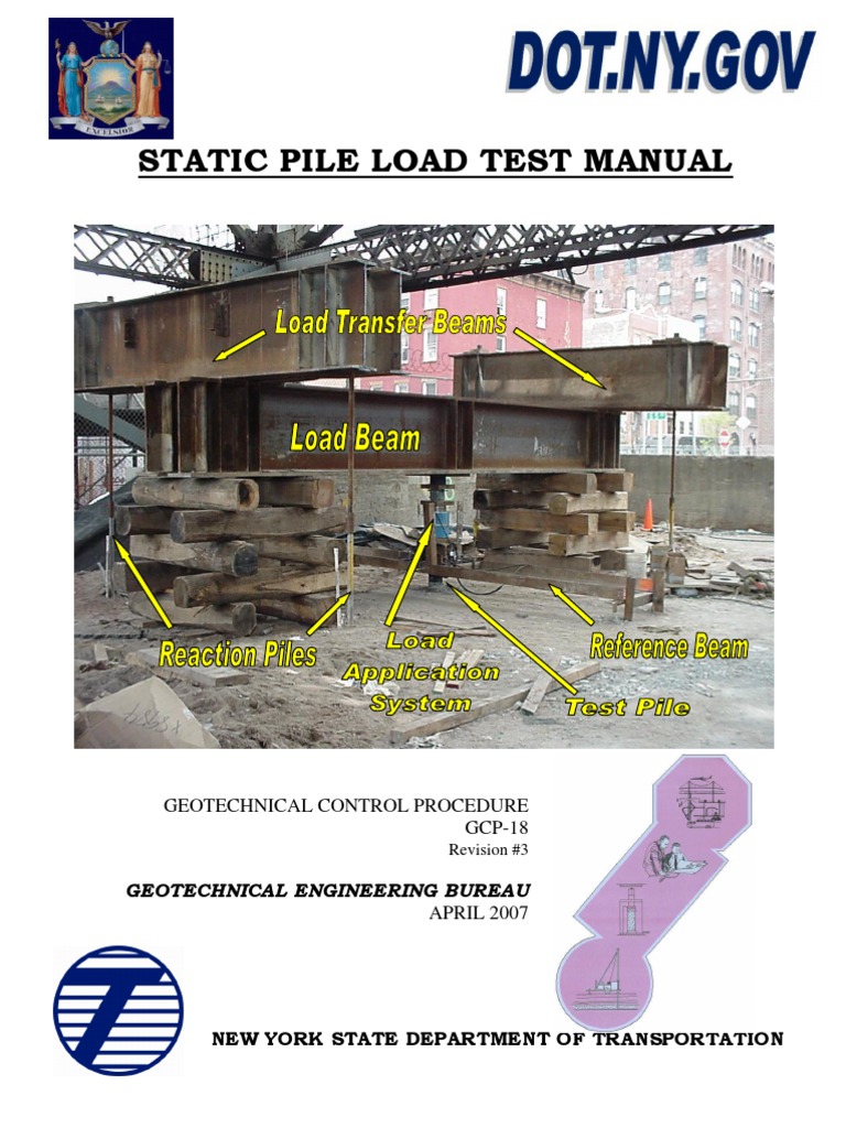 Static Pile Load Test Manual | Download Free PDF | Deep Foundation ...