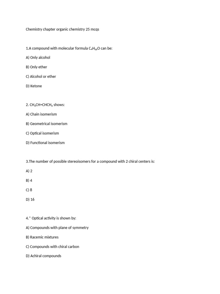 Chemistry Chapt-WPS Office | PDF | Isomer | Chemical Compounds