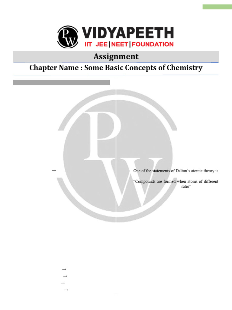 Basic Chemistry Concepts and Problems | PDF | Chemical Compounds | Gases