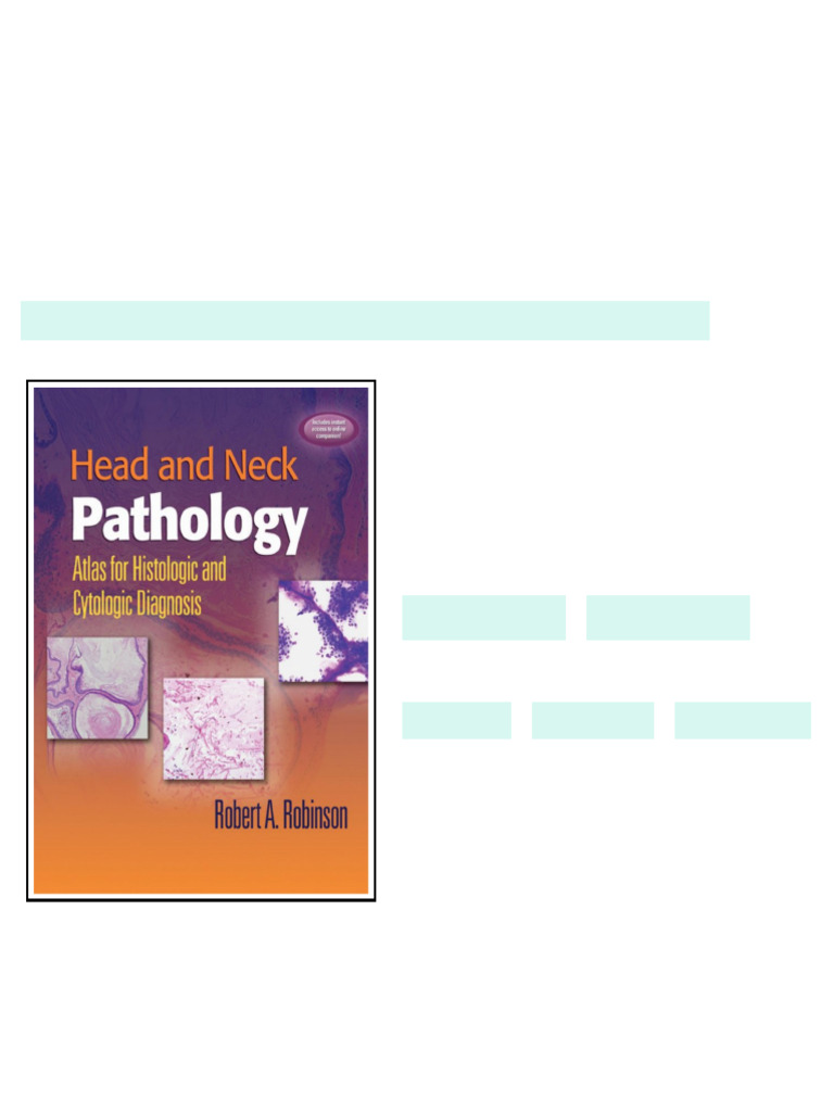 Head and Neck Pathology Atlas for Histologic and Cytologic Diagnosis ...