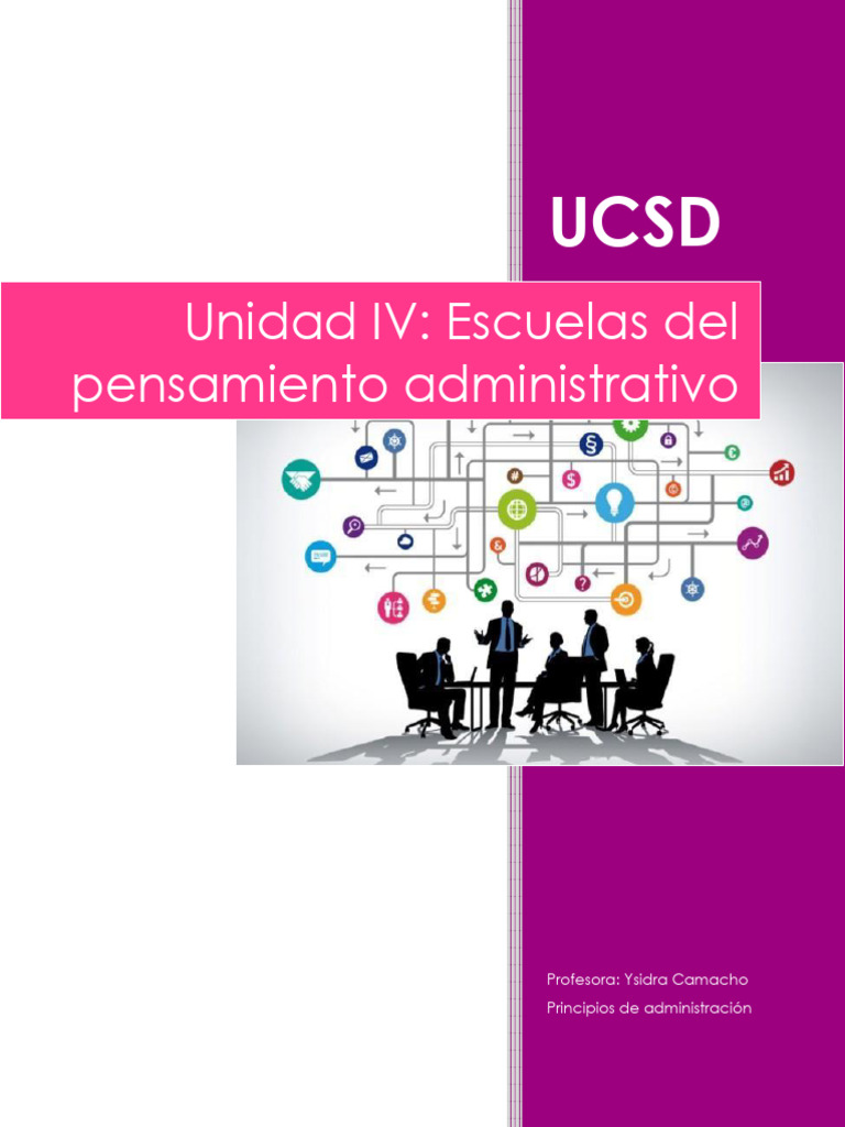 Unidad IV Escuelas Del Pensamiento Administrativo ...