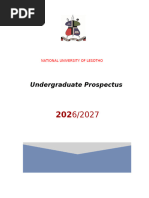 2026 2027 Undergraduate Prospectus | PDF | Academic Degree | High ...