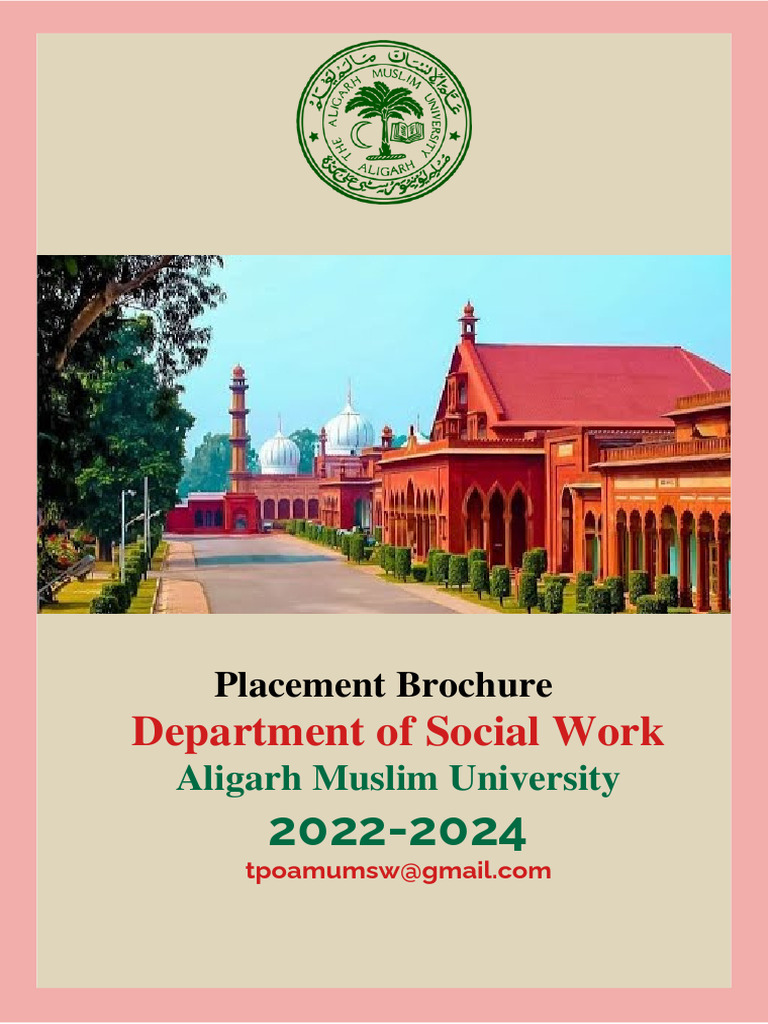 AMU Social Work Placement Brochure | PDF