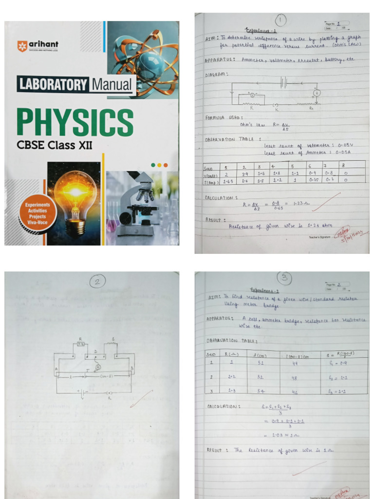 Physics Lab Manual | PDF