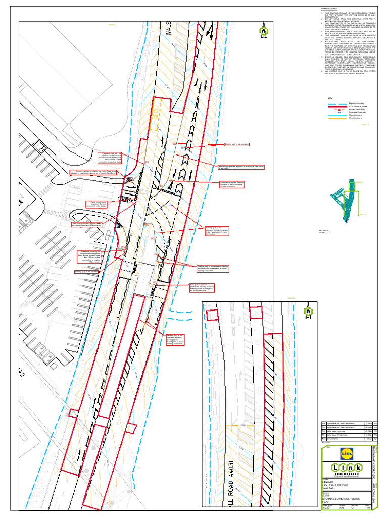 TB LINK HAD XX DR C_500 S4 P04_S278 Drainage and Contours Plan | PDF | Chess Theory | Chess