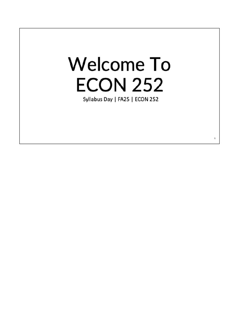 252 FA25 Mod1 Intro to Macro | PDF