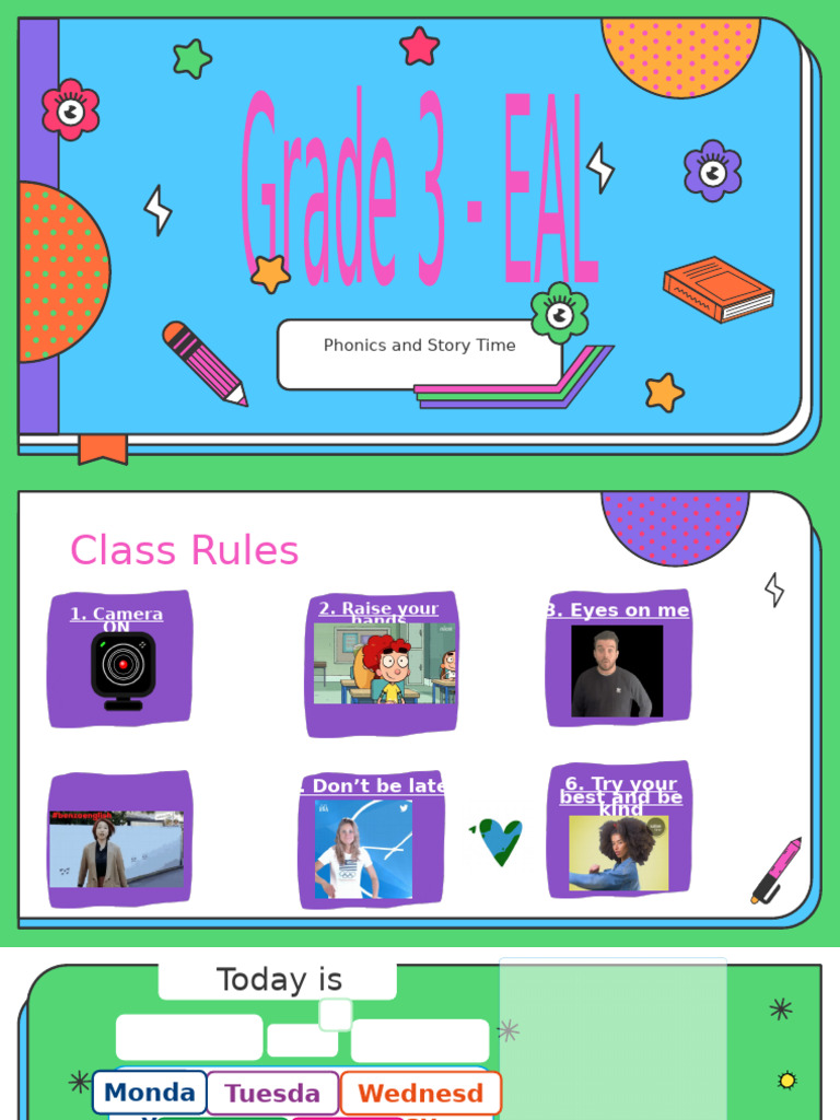 Grade 3 EAL- Unit 3 Lesson 6 | PDF