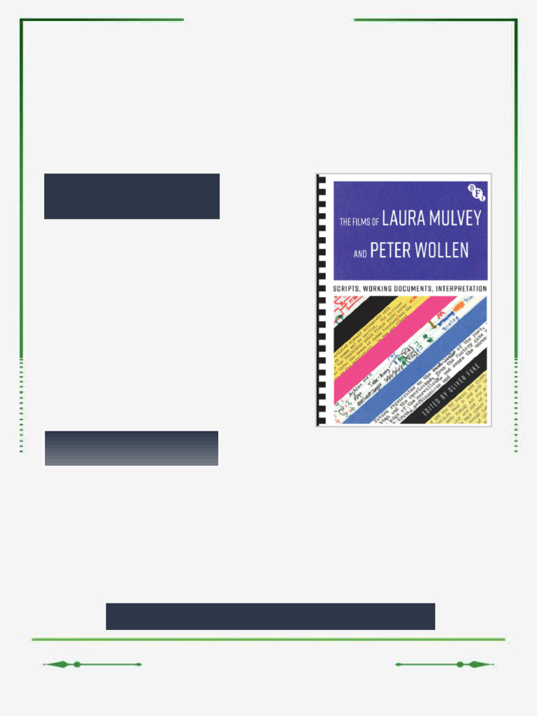 The Films of Laura Mulvey and Peter Wollen Scripts Working Documents ...