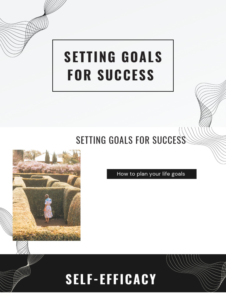 Setting Goals for Success (1) | PDF | Self Efficacy | Mental Processes