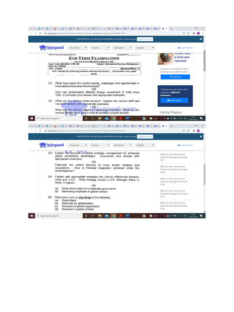 IP IBM Paper 1 | PDF