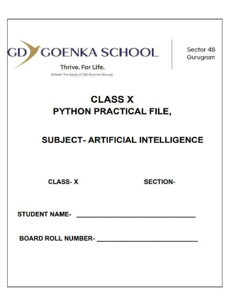 Ai Practical File PDF | PDF
