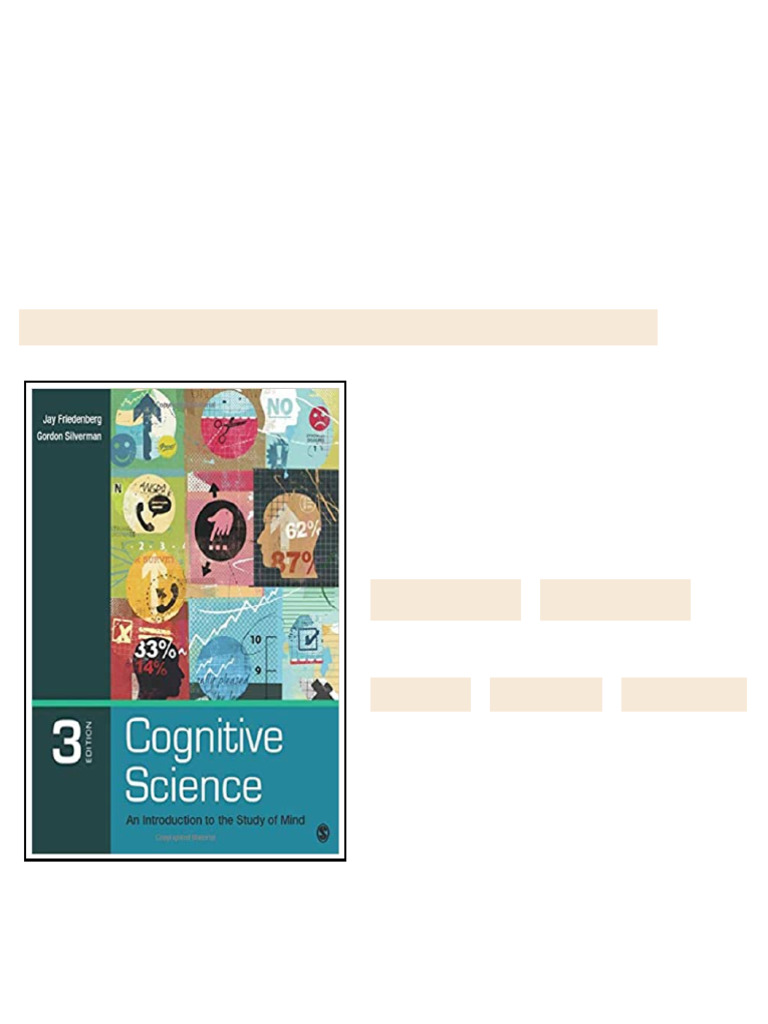 Test Bank for Cognitive Science An Introduction to the Study of Mind ...