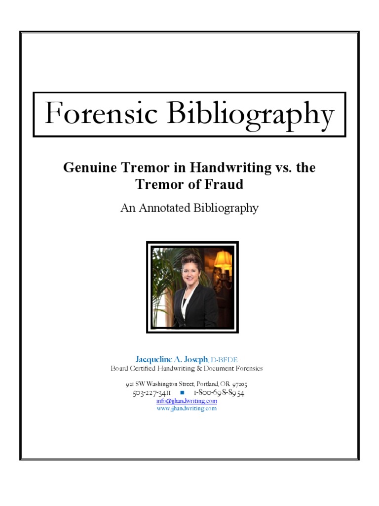 Genuine vs. Fraudulent Handwriting Tremor | PDF | Antipsychotic | Hypnosis
