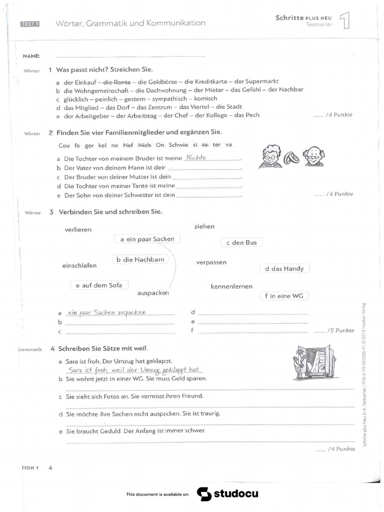 Test Trainer A2 Grammar Guide | PDF