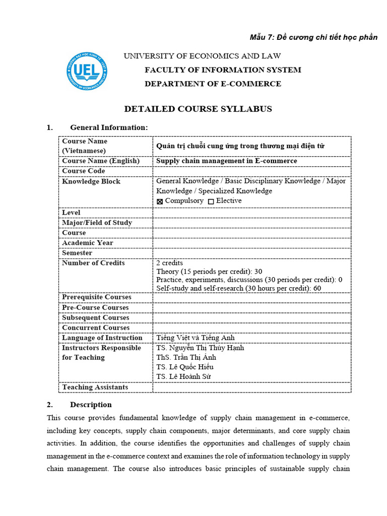 Course Syllabus 2025-2026 | PDF