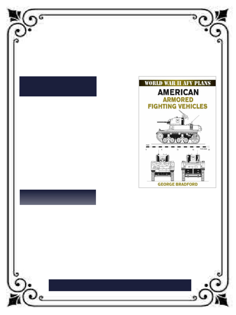 American Armored Fighting Vehicles World War II AFV Plans First Edition ...