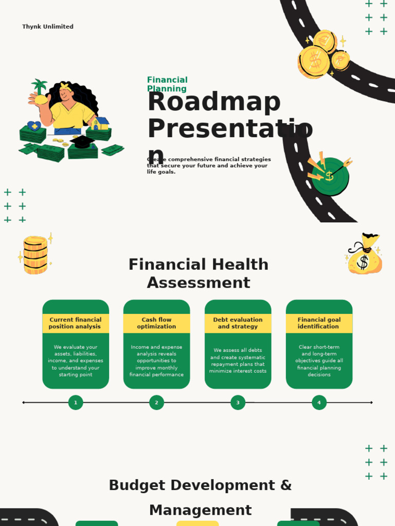 Financial Planning Roadmap Illustrative Green Presentation | PDF ...