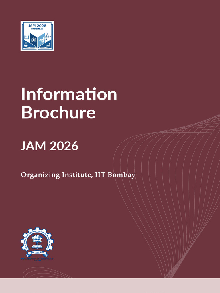 JAM2026 Brochure 2 | PDF | Biology | Cell (Biology)